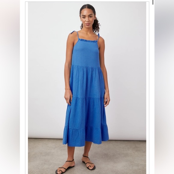 Rails | Dresses | Rails Valeria Dress In Palace Blue | Poshmark